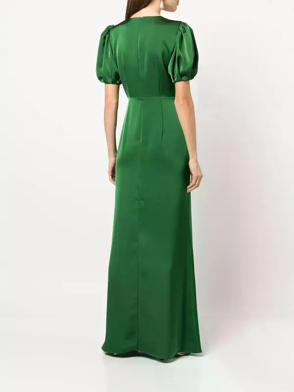 Sachin & Babi Mila Ruffle-drape Gown