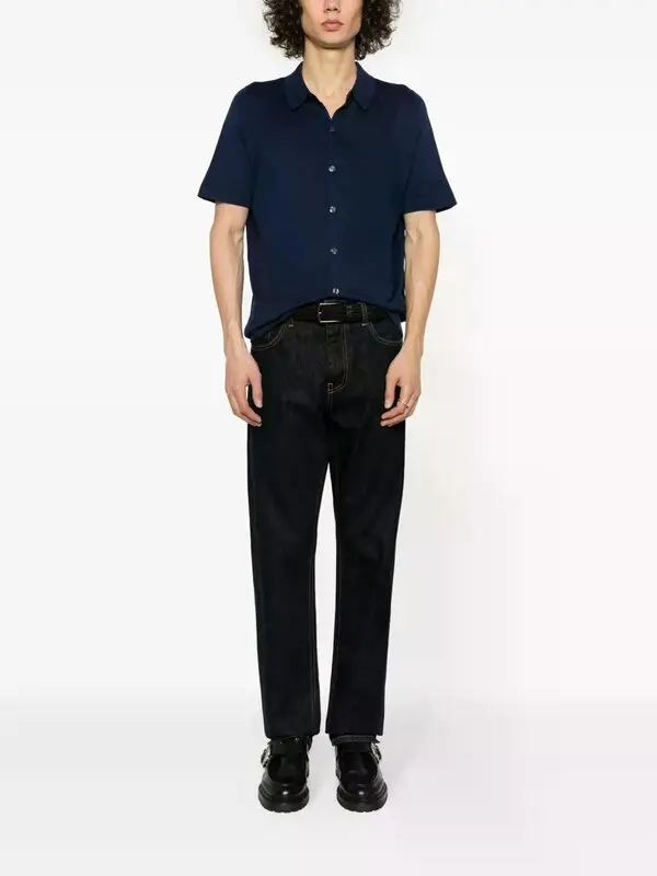 John Smedley Folke Fine-ribbed Shirt