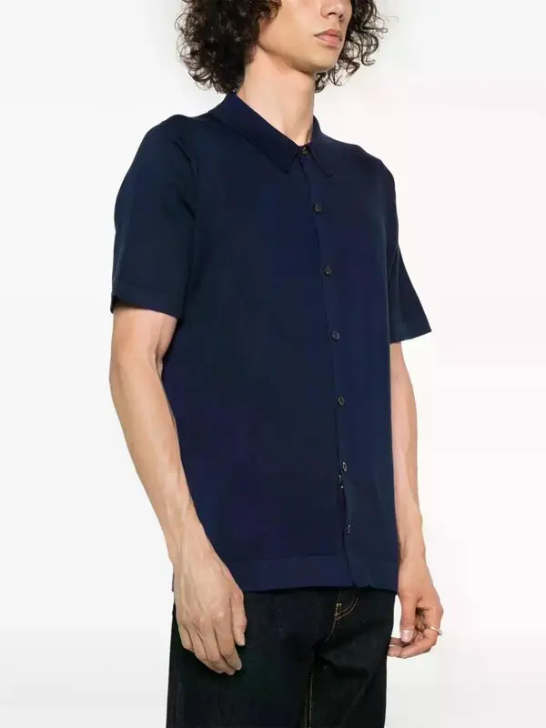 John Smedley Folke Fine-ribbed Shirt