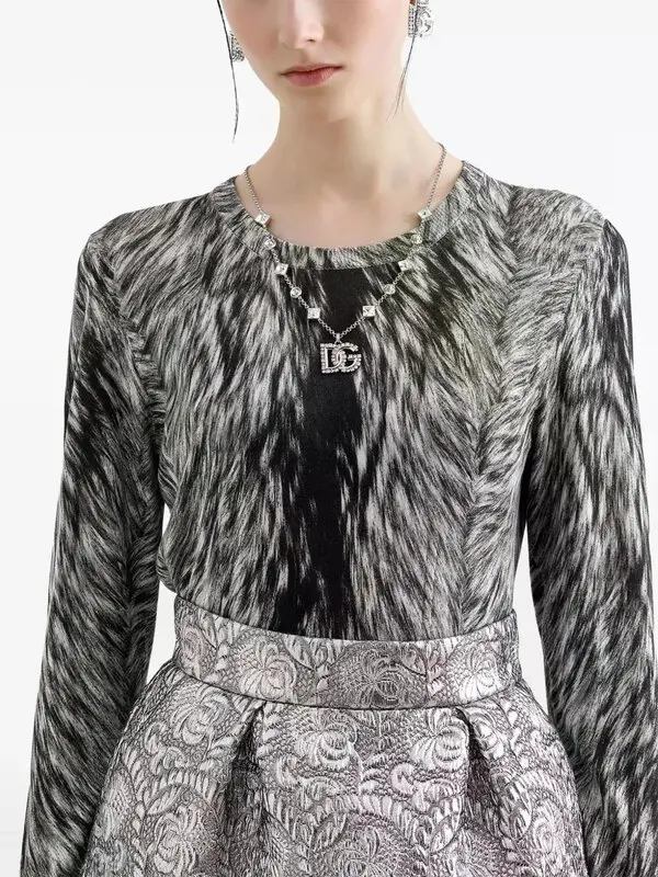 Dolce & Gabbana Printed Blouse