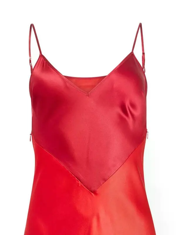 FLEUR DU MAL Silk Slip Dress