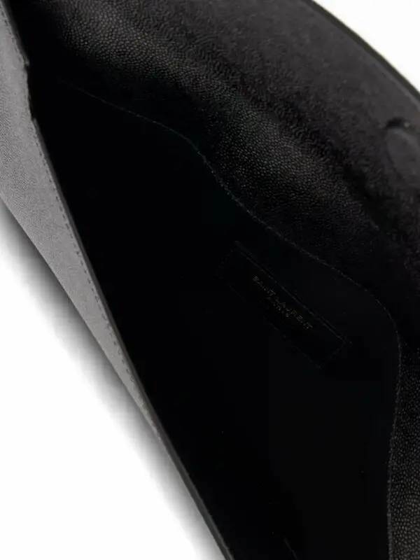 Saint Laurent Medium Uptown Logo-plaque Clutch