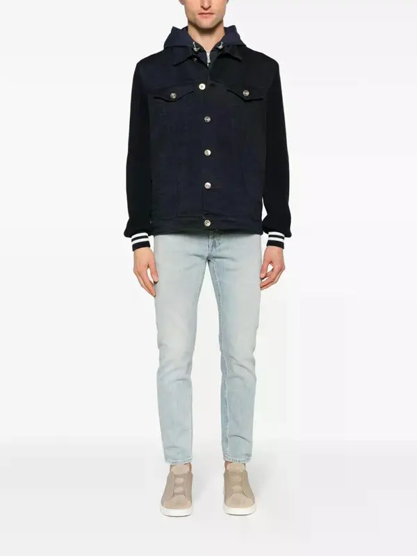 Eleventy Stonewashed Straight Jeans