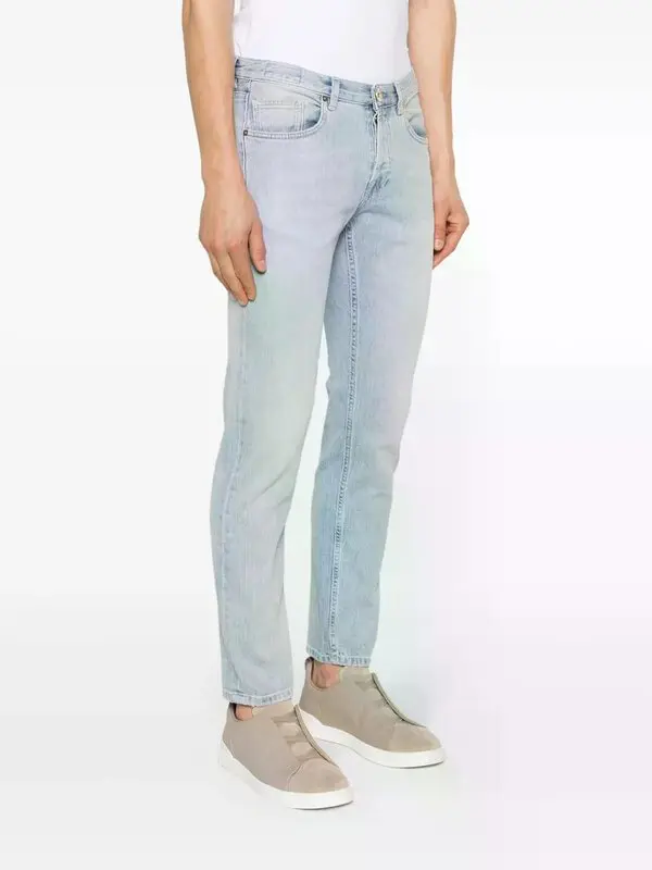 Eleventy Stonewashed Straight Jeans