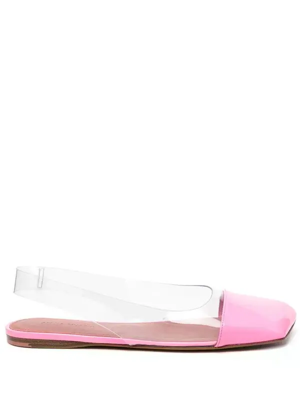 Amina Muaddi Slingback Ballerinas