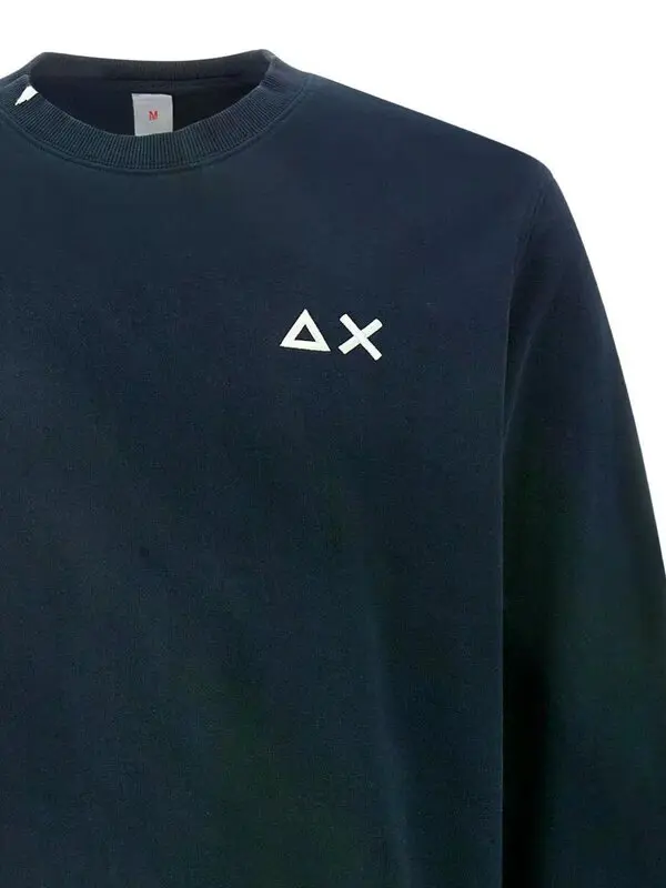 SUN 68 Logo-embroidered Sweatshirt - Blue
