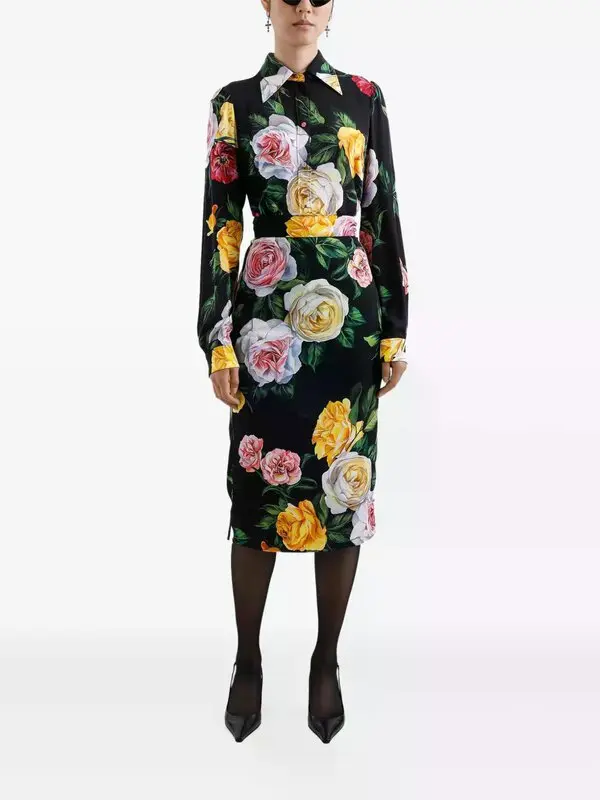 Dolce & Gabbana Silk-charmeuse Shirt