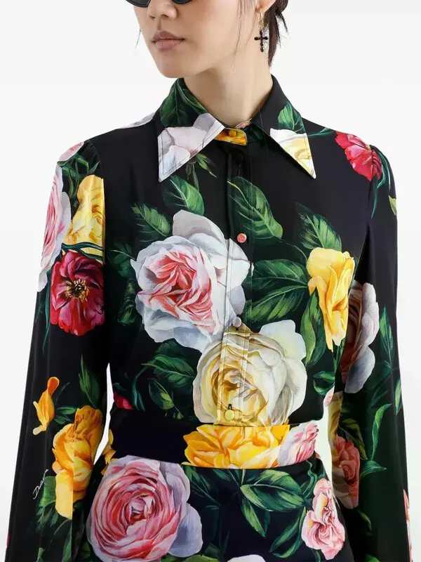 Dolce & Gabbana Silk-charmeuse Shirt