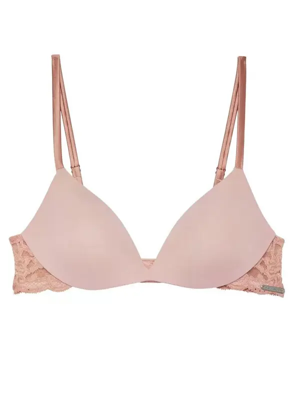FLEUR DU MAL Charlotte Lace Wireless Push-up Bra - Pink
