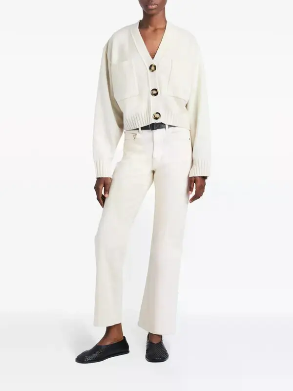 Proenza Schouler Sofia Cashmere-wool Cardigan - Neutrals