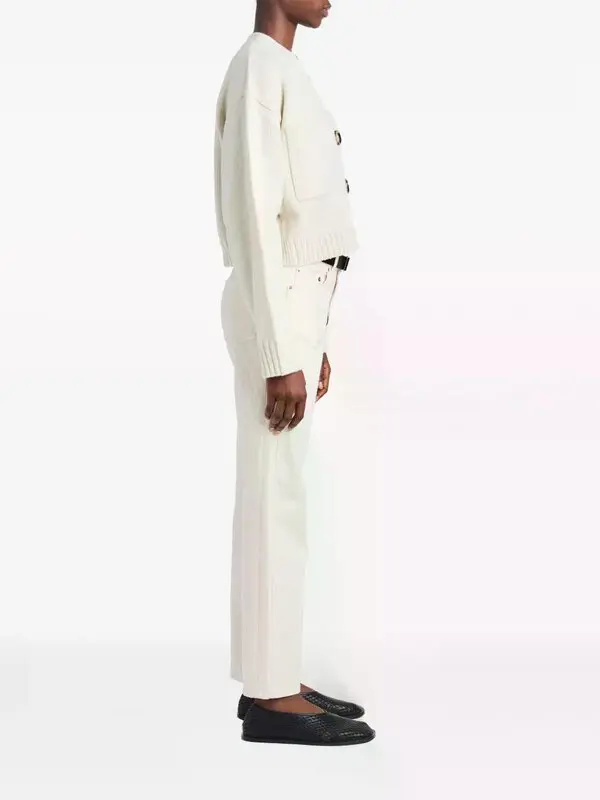 Proenza Schouler Sofia Cashmere-wool Cardigan - Neutrals