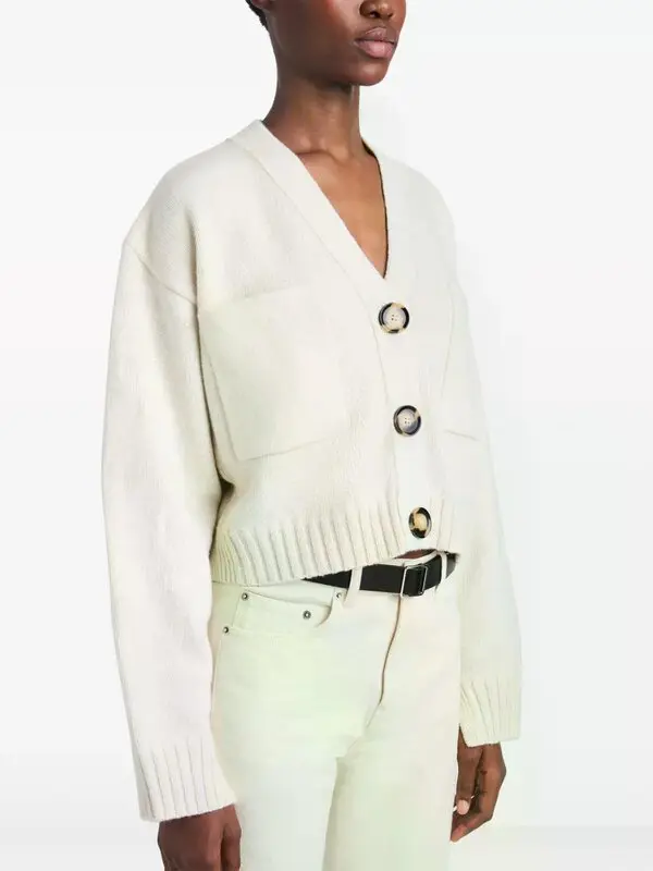 Proenza Schouler Sofia Cashmere-wool Cardigan - Neutrals