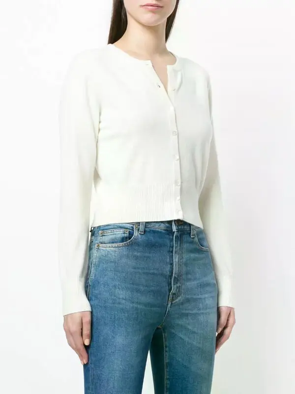 N.peal Cashmere Round Neck Cardigan