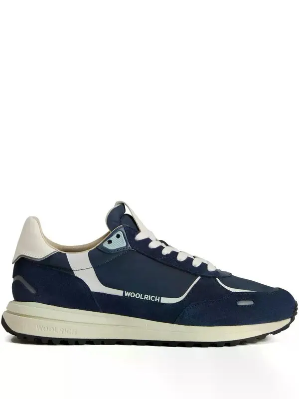 Woolrich Suede-panel Sneakers - Blue
