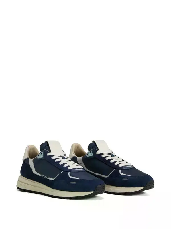 Woolrich Suede-panel Sneakers - Blue