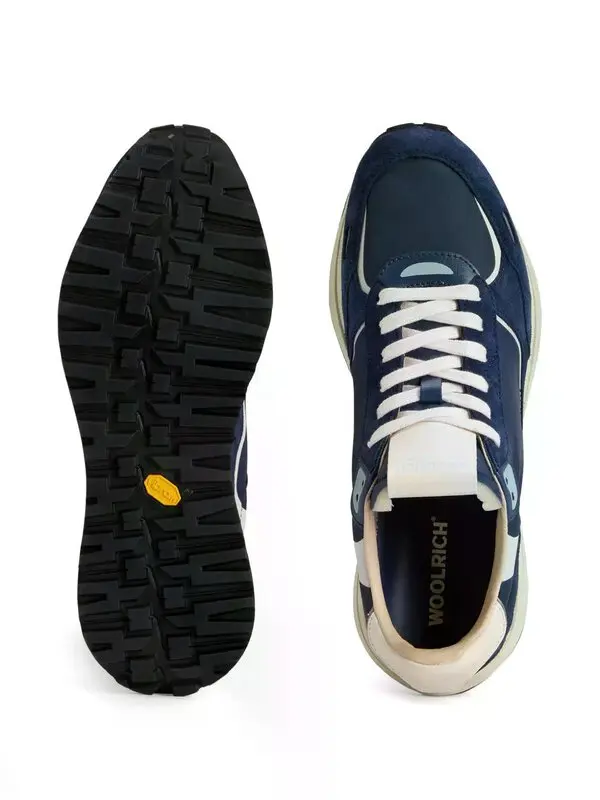 Woolrich Suede-panel Sneakers - Blue