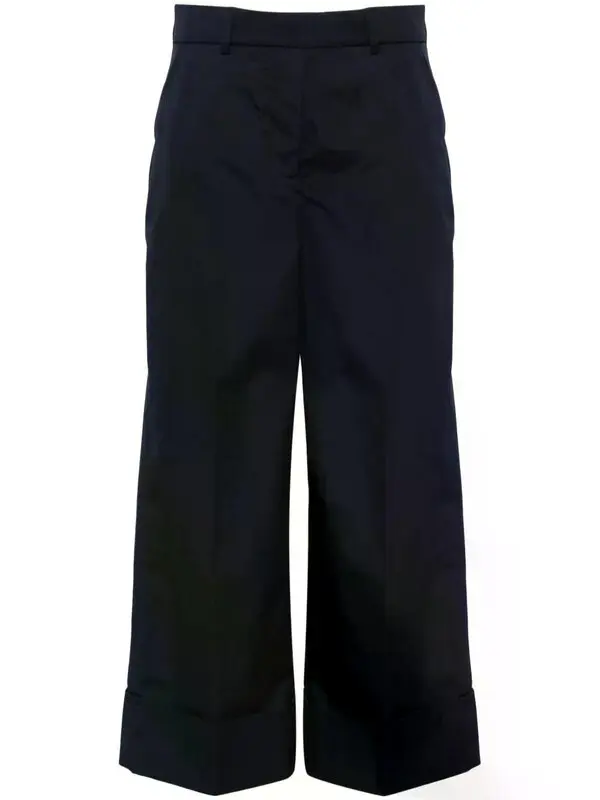 Thom Browne Twill Trousers With 4-bar Stripe