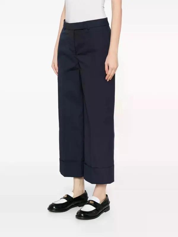 Thom Browne Twill Trousers With 4-bar Stripe