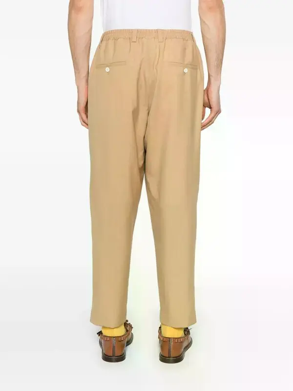 Marni Wool Drawstring-waist Trousers