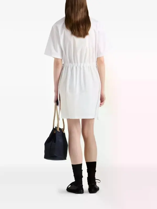 Prada Poplin Mini Dress - White