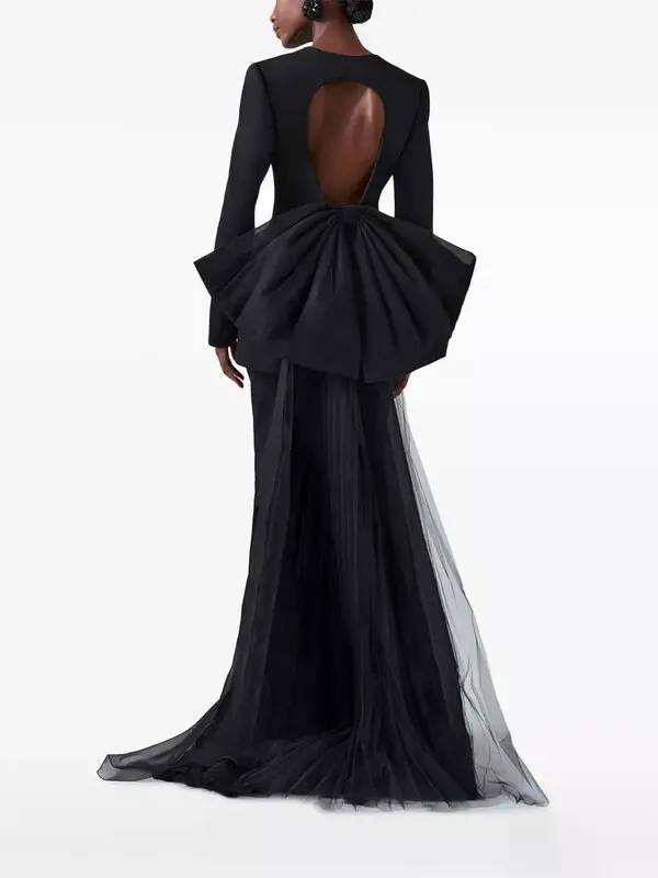 Carolina Herrera Bow-embellished Tulle Jacket