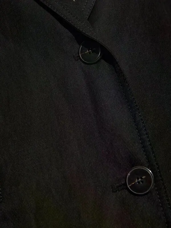 FORTE_FORTE Single-breasted Twill Blazer