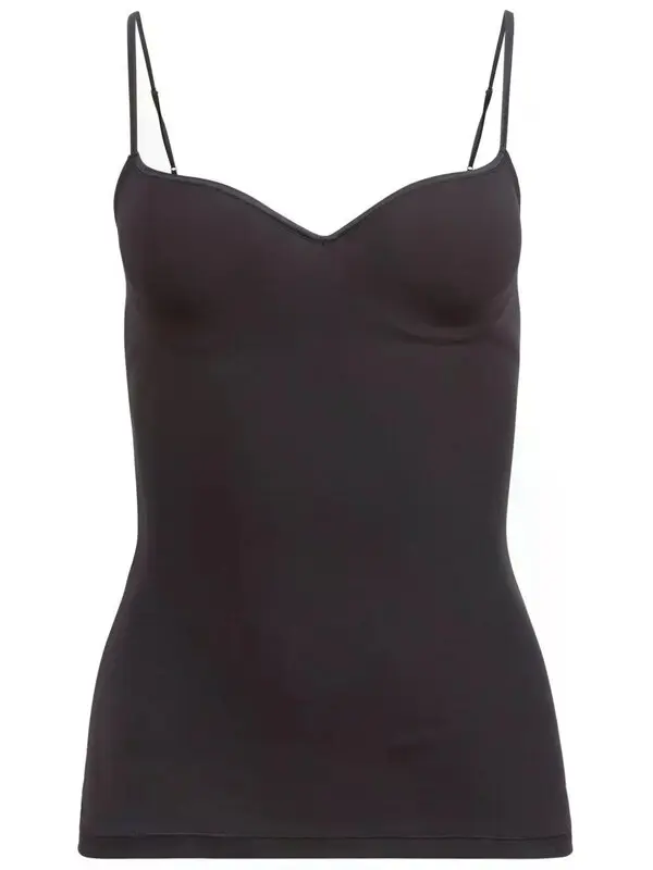 FLEUR DU MAL Sweetheart-neck Camisole - Black