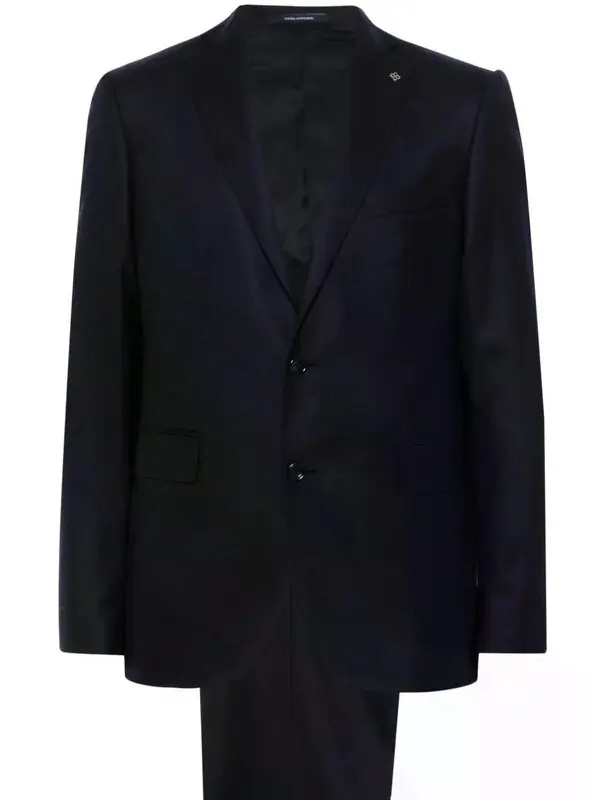 Tagliatore Virgin Wool Suit - Blue