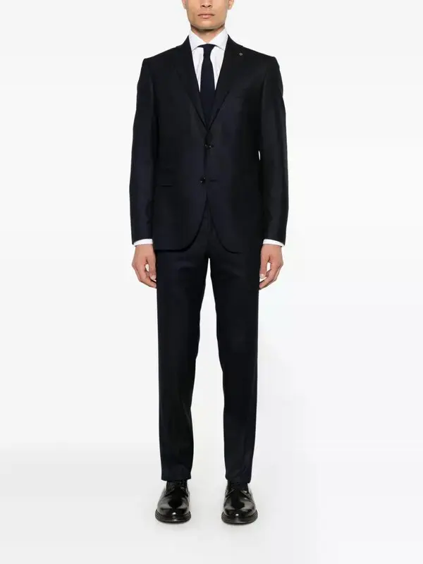 Tagliatore Virgin Wool Suit - Blue
