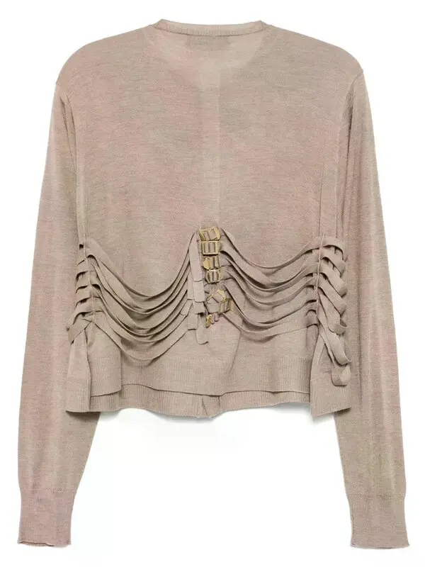 Undercover Button-up Cardigan With Adjustable Waist Straps