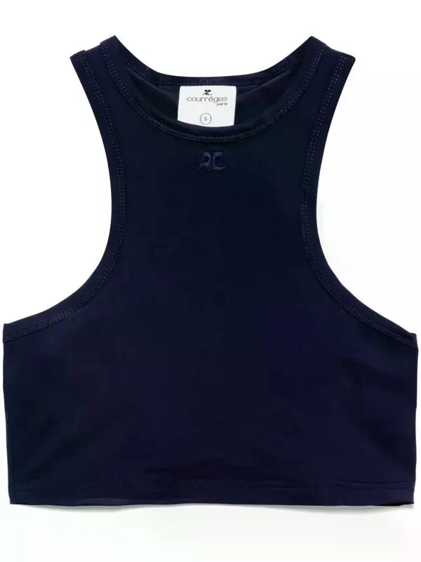 COURREGES Scuba Bra Top