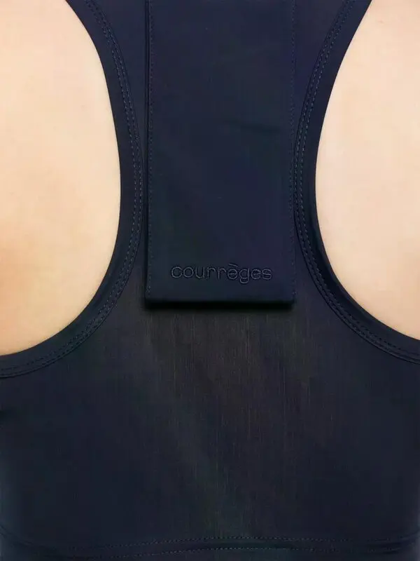 COURREGES Scuba Bra Top