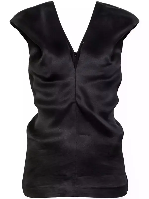 Khaite Ami Silk Blouse - Black