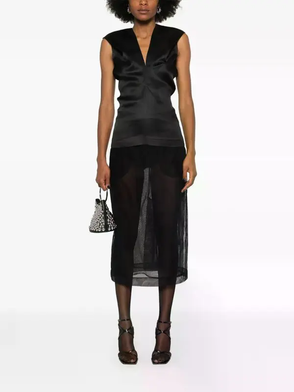 Khaite Ami Silk Blouse - Black