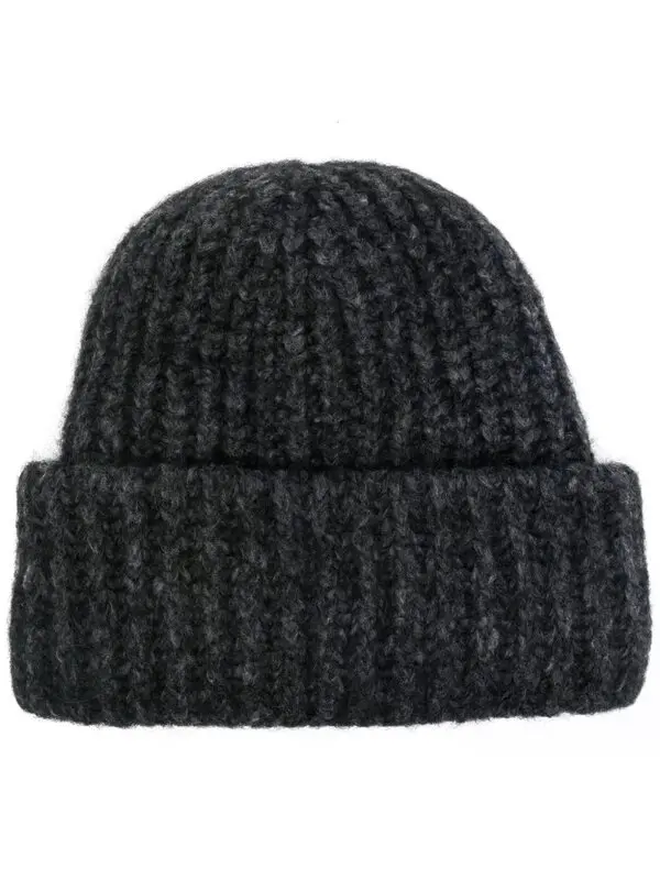 SUNFLOWER Mélange-effect Beanie - Grey