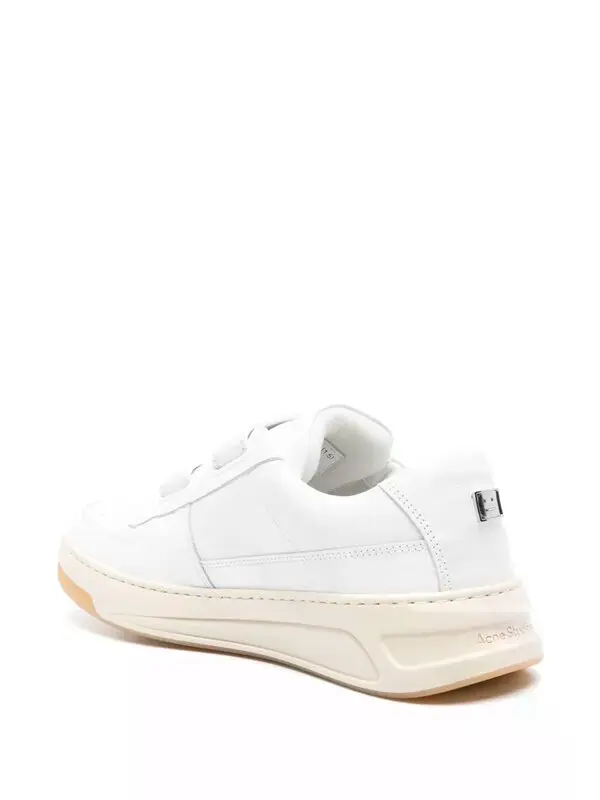 Acne Studios Logo-plaque Leather Sneakers
