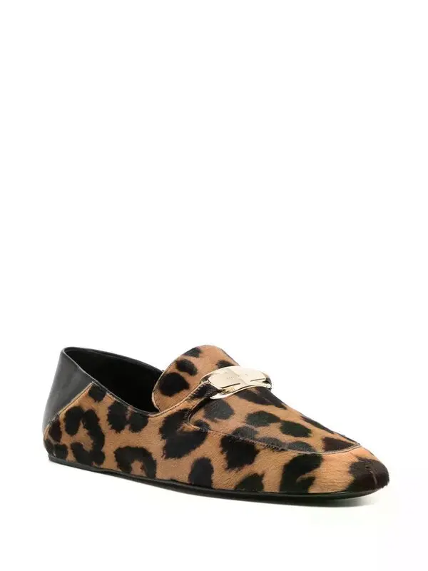 FERRAGAMO Leather Loafers