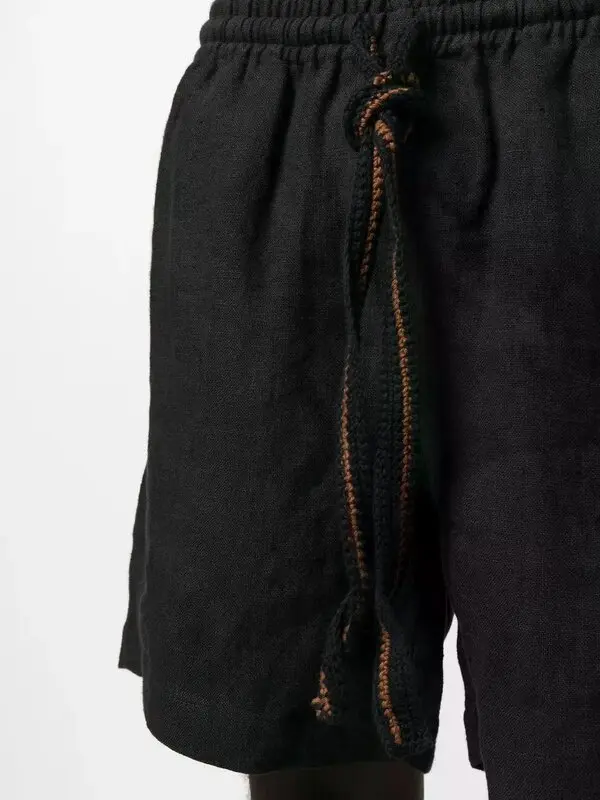 Commas Linen Lounge Shorts
