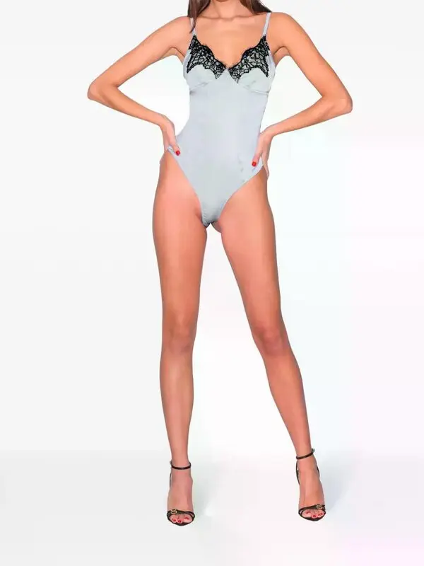 FLEUR DU MAL Iris Lace Bodysuit