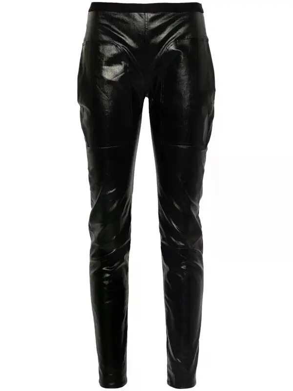 Rick Owens Coated-finish Leggings