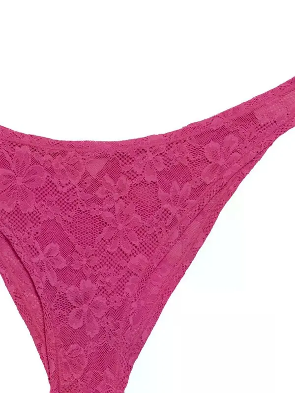 FLEUR DU MAL Le Stretch Lace Cheeky Briefs