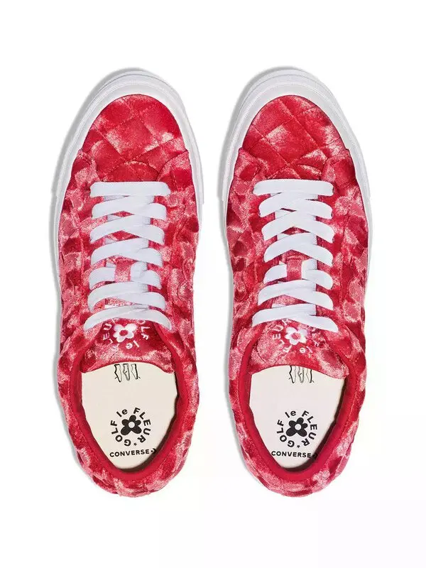 CONVERSE One Star Quilted Velvet Sneakers