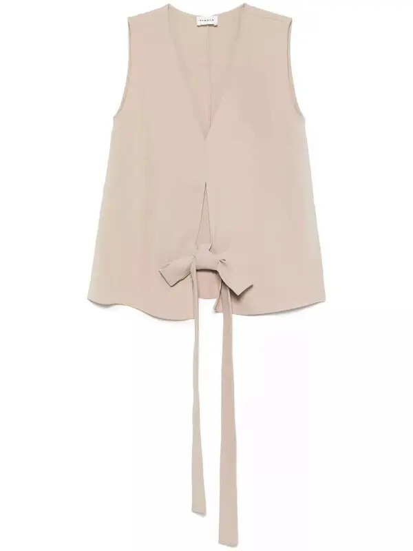 P.a.r.o.s.h Belted Sleeveless Top