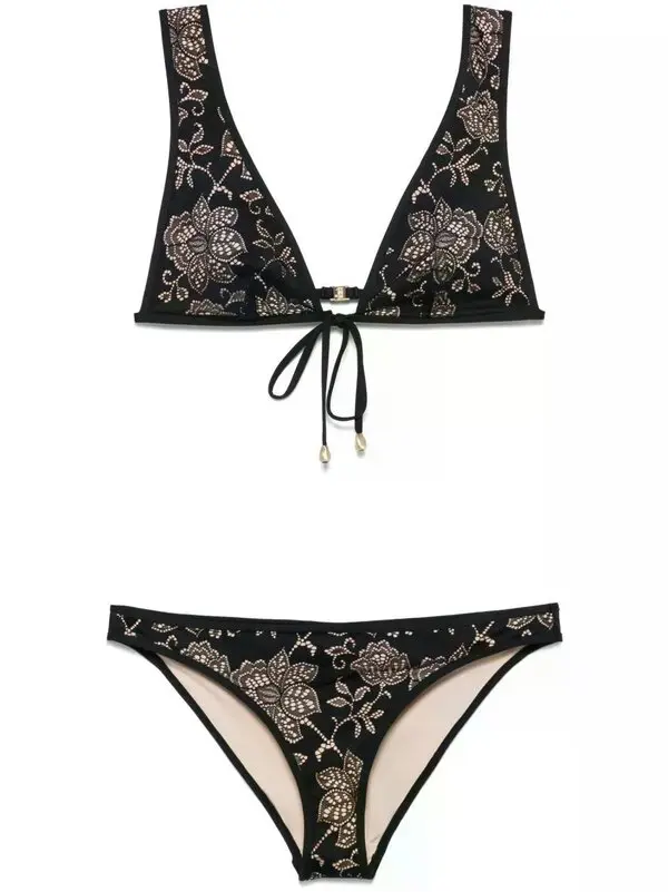 Zimmermann Tallow Lace Bikini