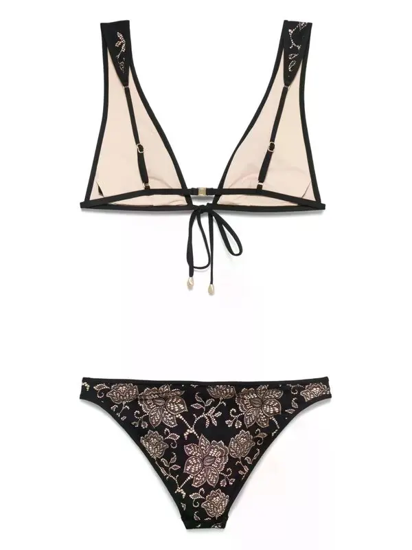 Zimmermann Tallow Lace Bikini