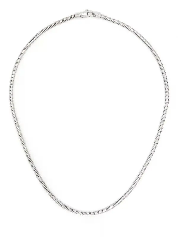 Tom Wood Snake Chain Sterling Necklace - Silver