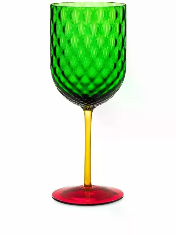 Dolce & Gabbana Murano Wine Glass - Green