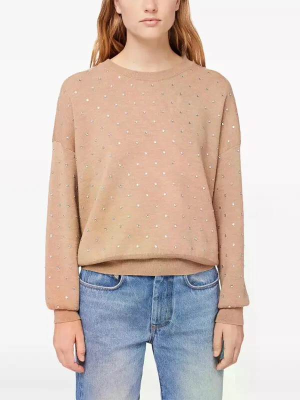 Rabanne Crystal-embellished Wool Jumper