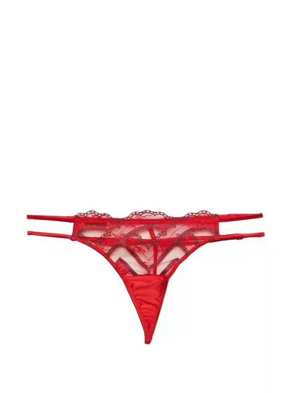 FLEUR DU MAL Hendrix Thong - Red
