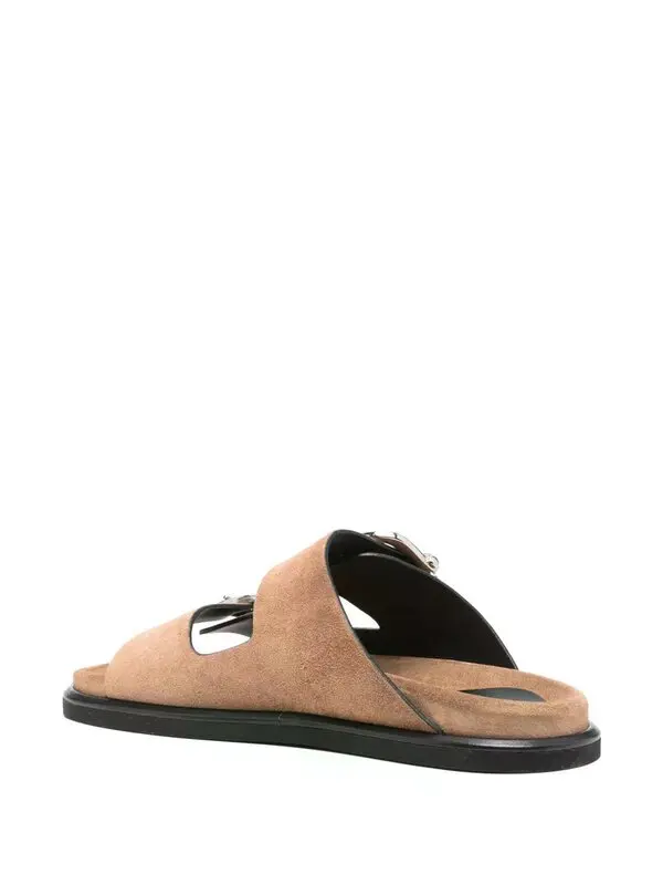P.a.r.o.s.h Suede Flat Sandals
